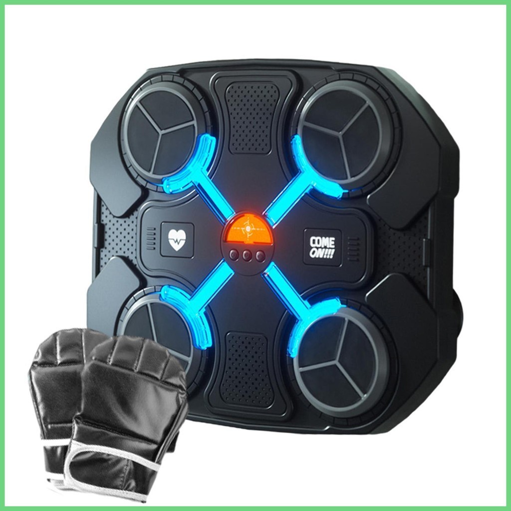 Wall Mount Boxing Target Music Punching Machine With Boxing Gloves ...