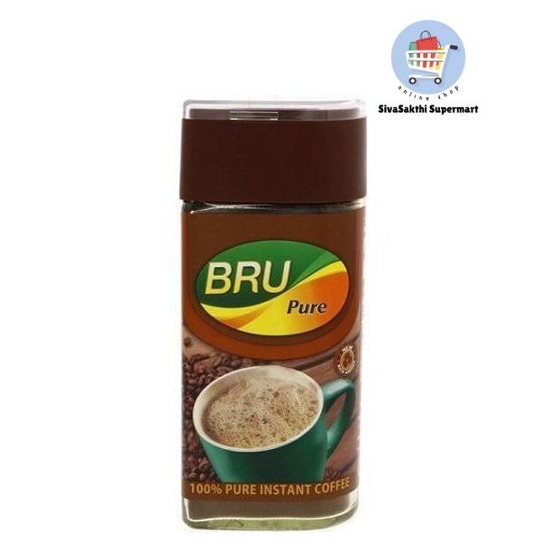 Bru Coffee Pure Bottle 100g | Shopee Singapore