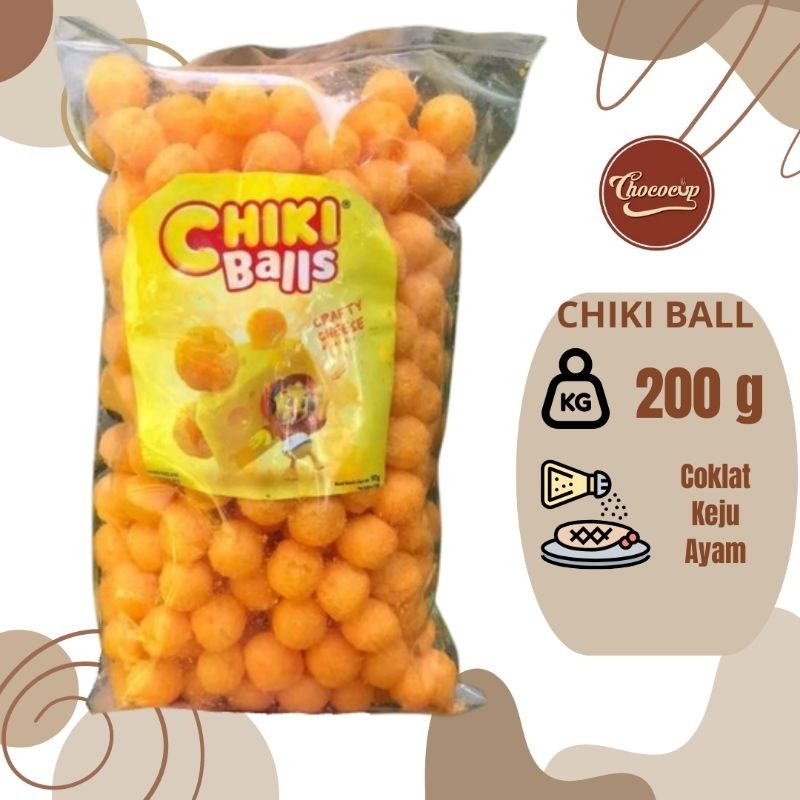 Chiki ball chocolate, cheese, chicken 200g | Shopee Singapore