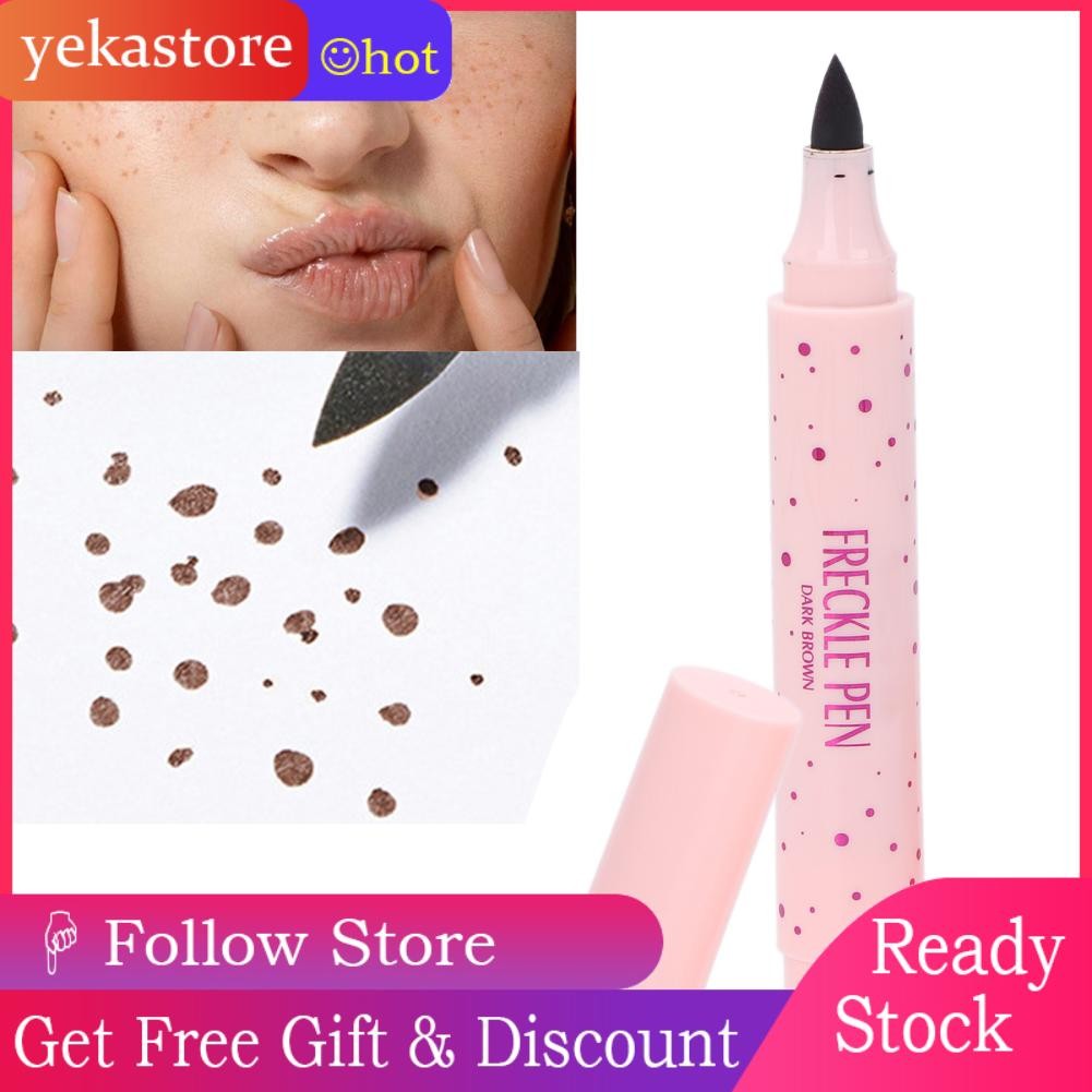 Yekastore Freckle Pen Natural Lifelike Long Lasting Dot Sopt Fake ...