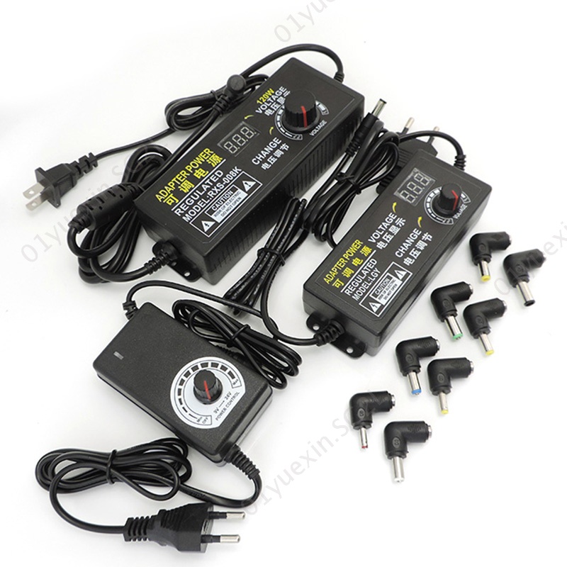 Universal 220V To 12 V dc Adapter Adjustable Power Supply 3V 5V 6V 9V ...