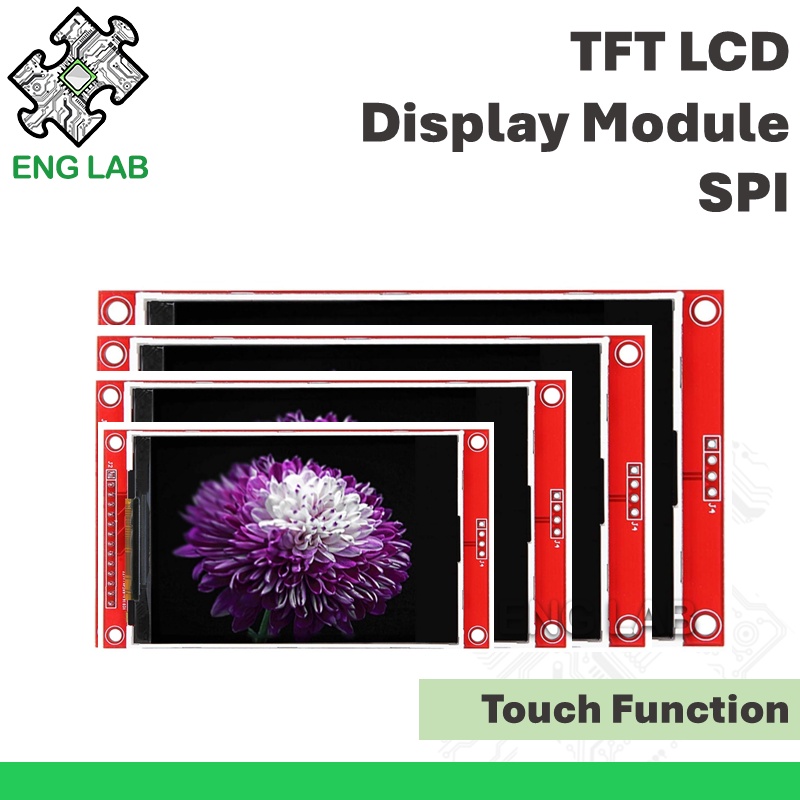 ENGLAB SPI TFT LCD Display Module, 2.4/2.8/3.2/3.5 inch, SPI Interface ...