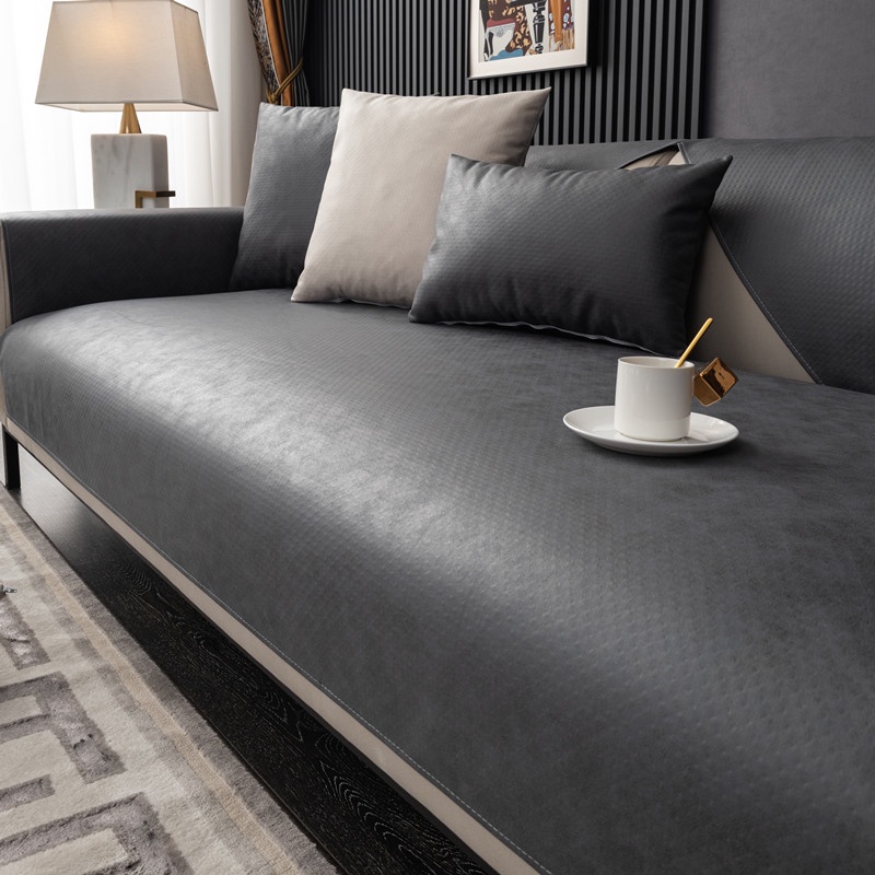 Simple Non-Slip Couch Towel Waterproof Anti-scratch Anti-Urine ...