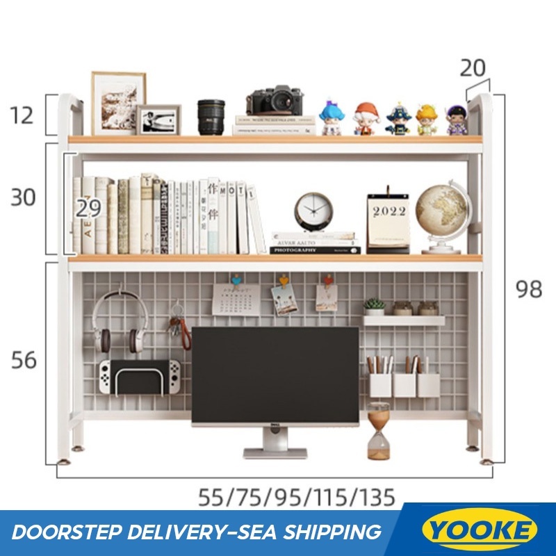 YOOKE Desk shelf desktop shelf Bookshelf multi-layer simple student ...