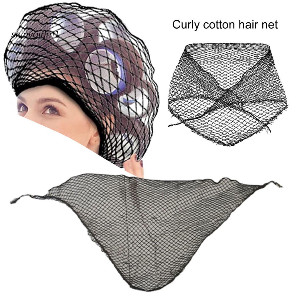 [SG] 5Pcs Soft Triangle Hair Net Hair Salon Supplies Rollers Cotton ...