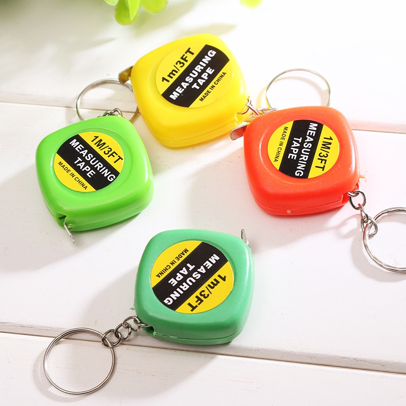 Mini Tape Measure 1m Automatic Retractable Portable Square Small Tape ...