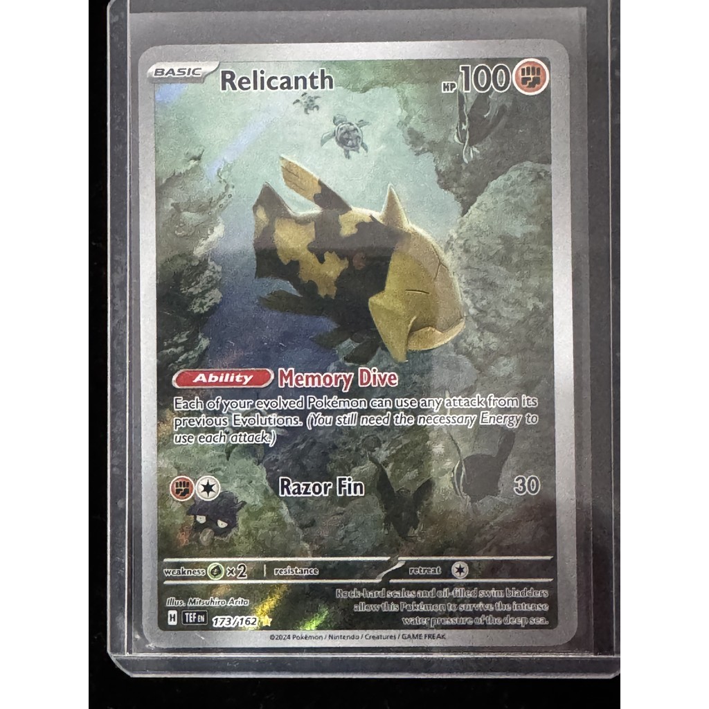Relicanth 173/162 Illustration Rare SV05: Temporal Forces | Shopee ...