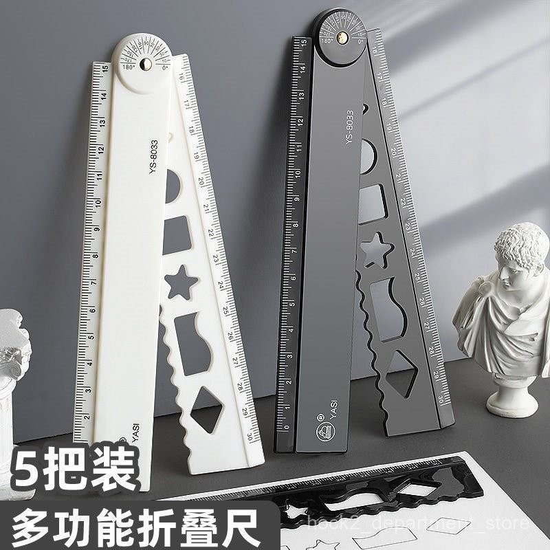Folding Ruler for Elementary School Students Multi ...