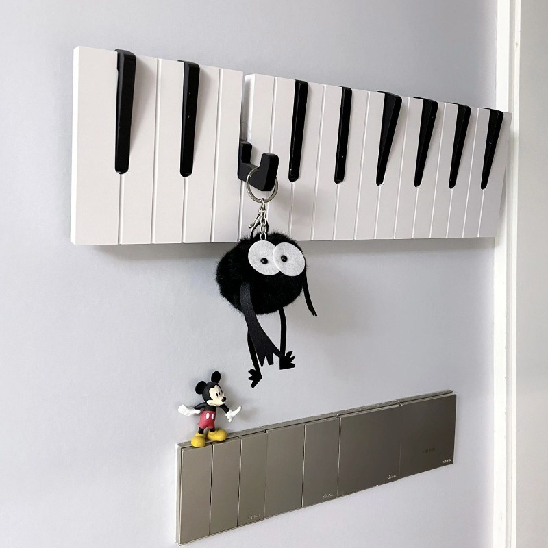 Piano keyboard design Creative Ins Nordic Gold Living Room Bedroom Wall ...