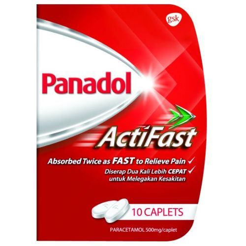 Panadol Actifast 10 Caplets | Shopee Singapore