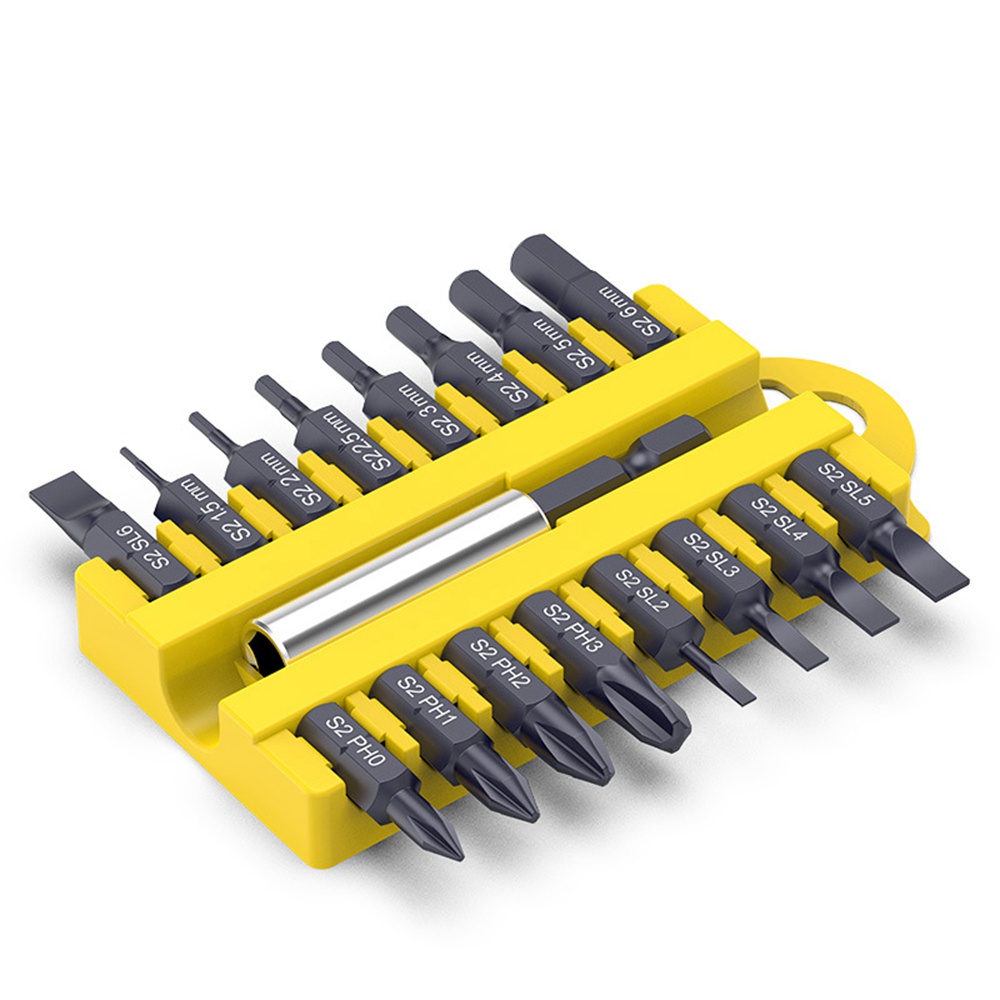 Krachtige 17Pcs S2 Alloy Steel Magnetic Screwdriver Bits Set Torx Hex ...