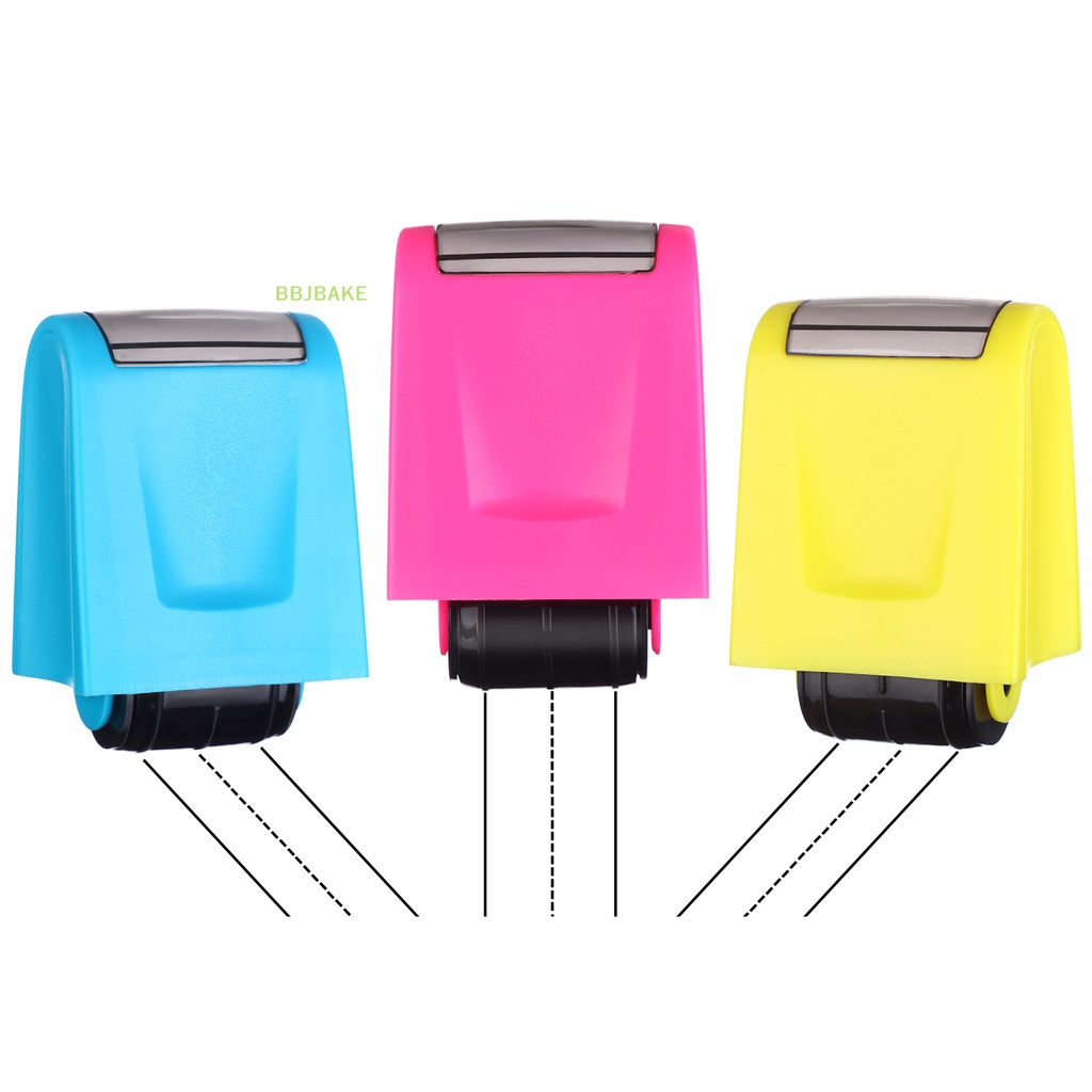 [FSBA] 3 Pcs Dashed Handwrig Lines Stamp Self Inking Line Practice ...