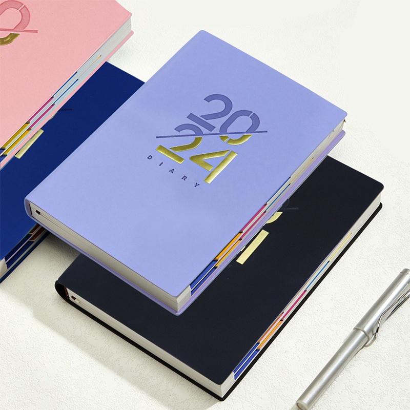 Newest 2024 Planner 7 Styles Daily/Weekly/Monthly/Yearly Diary Journal ...