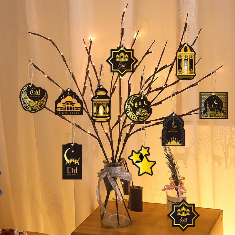 Hari Raya 1set/10pcs Ramadan Ramadan Ornament Lesser Bairam Vase Small ...