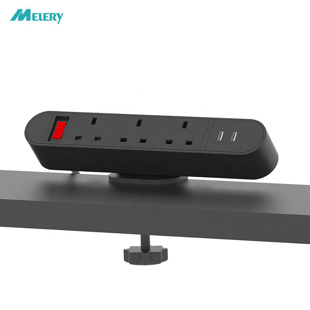 【In stock】Melery Tablet Socket Power Strip UK 3 Ways Electrical Plugs ...