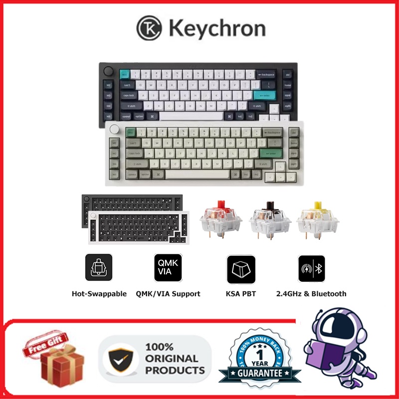 Keychron Q65 Max QMK/VIA Wireless Custom Mechanical Keyboard | Shopee ...