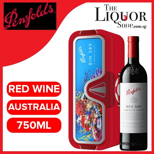 Penfolds Bin 389 Cabernet Shiraz ABV 14.5% 750ml with Limited Edition ...