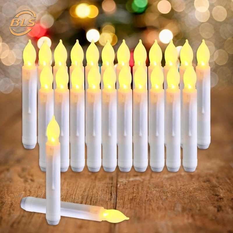 Portable Battery Powered LED Flameless Glowing Long Pole Tear ...