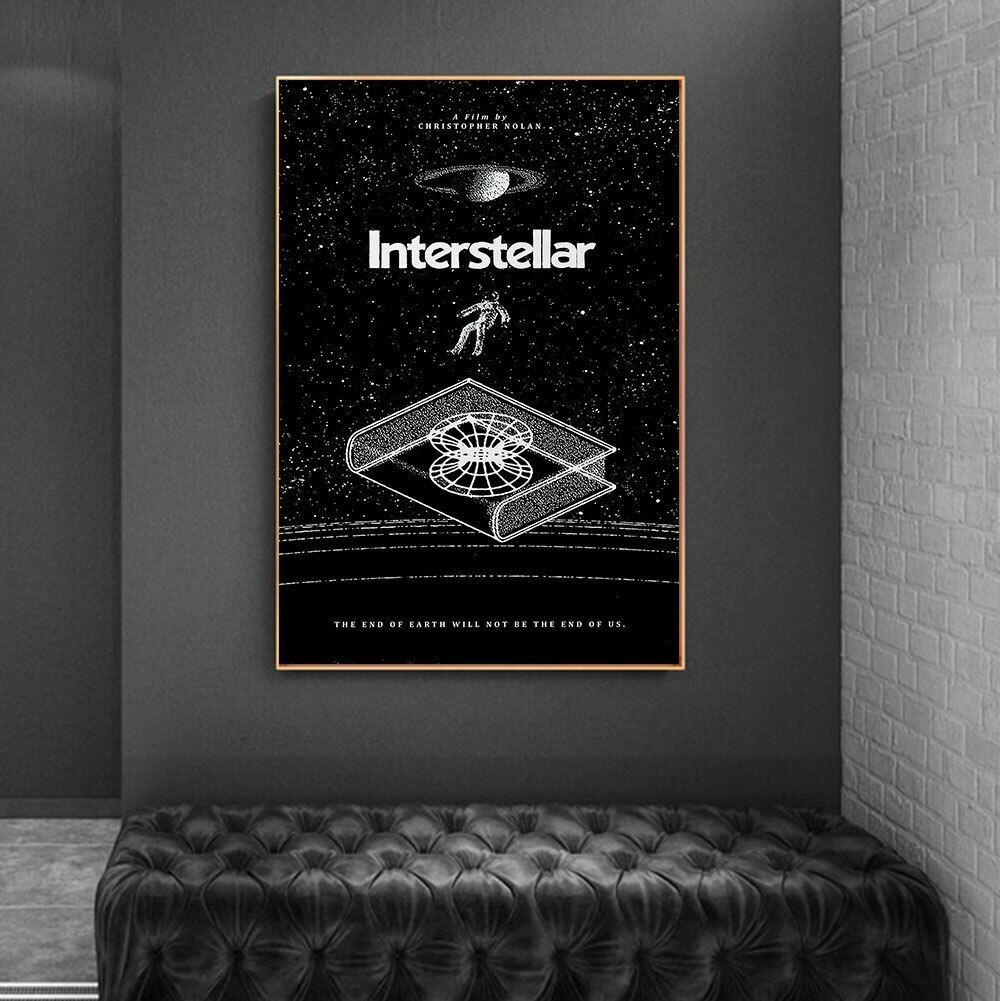 Interstellar Classic Sci-fi Movies Astronaut Matthew Mcconaughey Poster ...