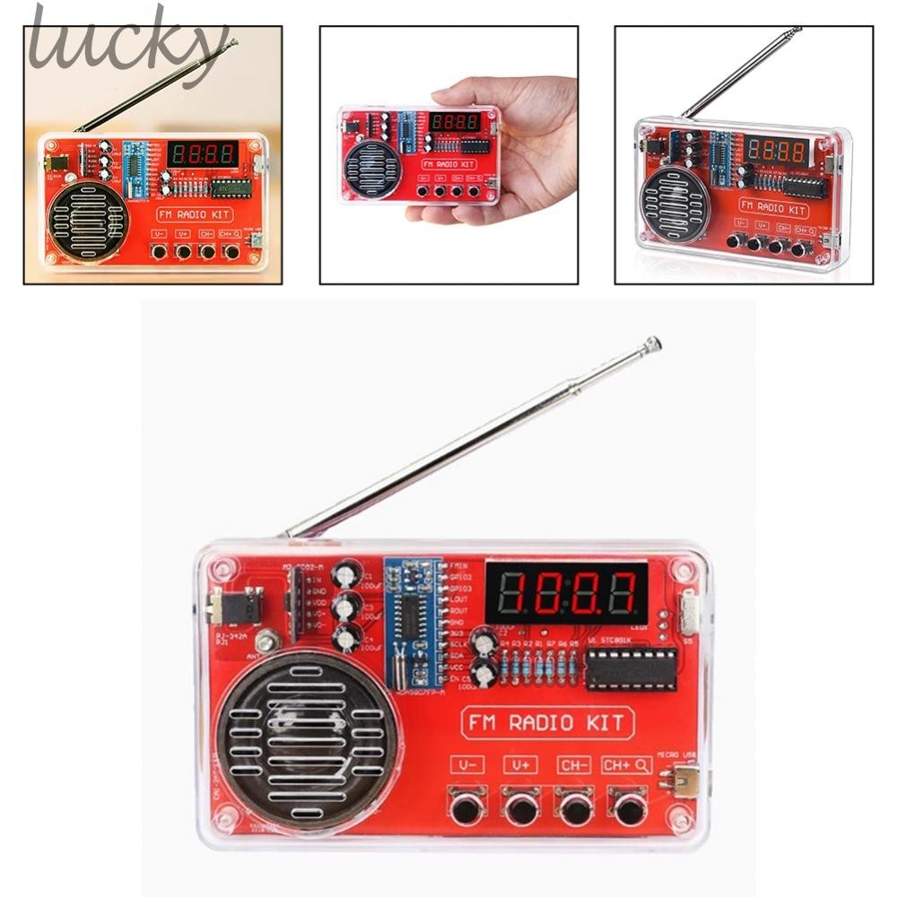 Clear Sound Quality in a Lightweight Portable FM Radio Assembly Package ...