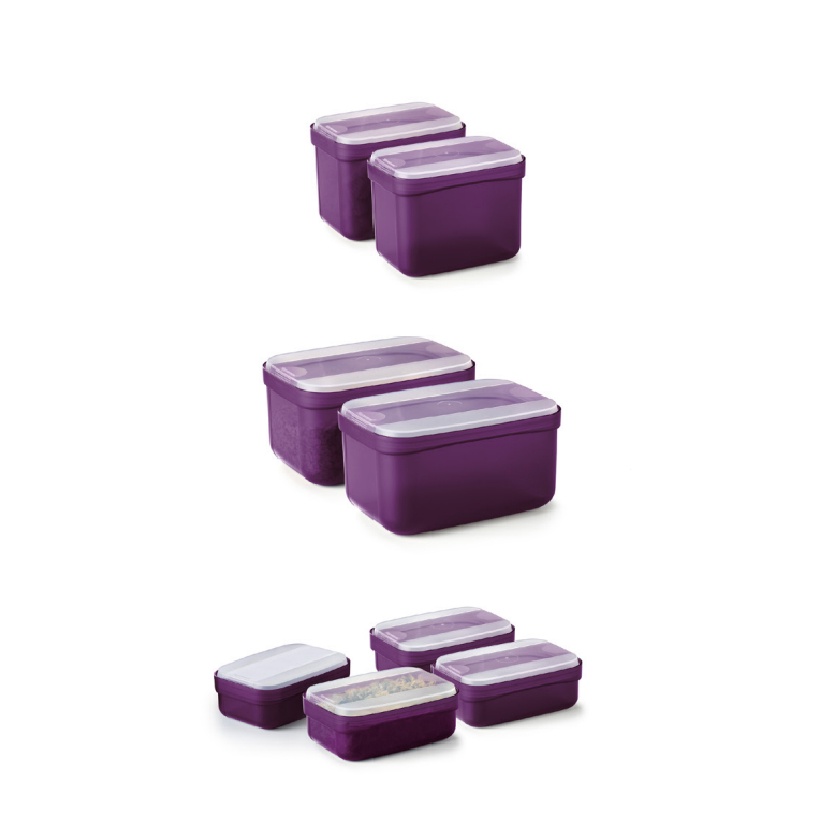 Tupperware Drawer Canister Level Set ( 1L x2 / 2.2L x2 / 350ml x4 ...
