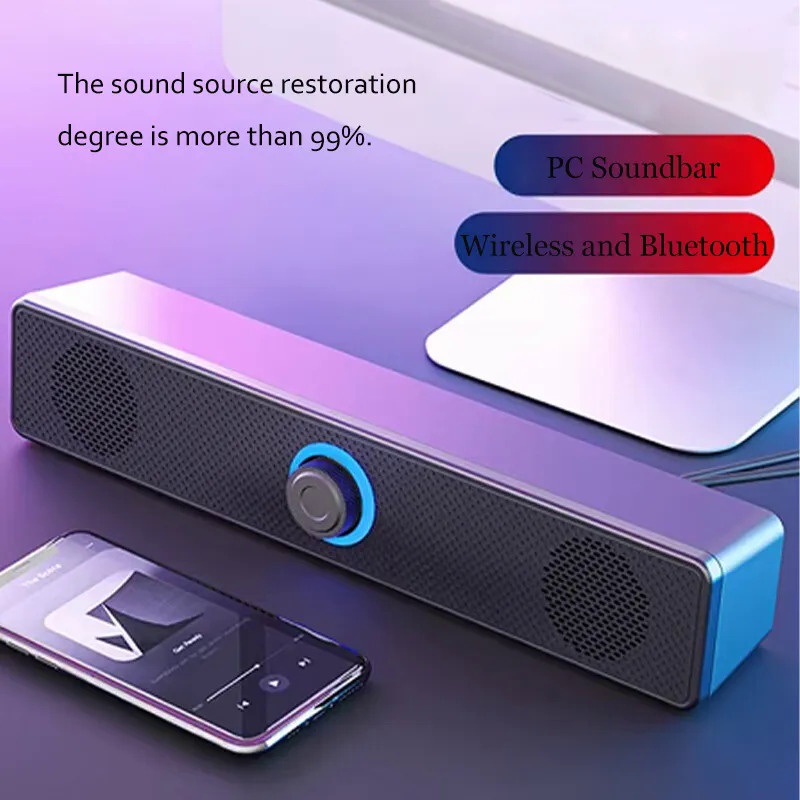 Computer Bluetooth 5.3 Speakers Sound Box USB Wired High Quality ...