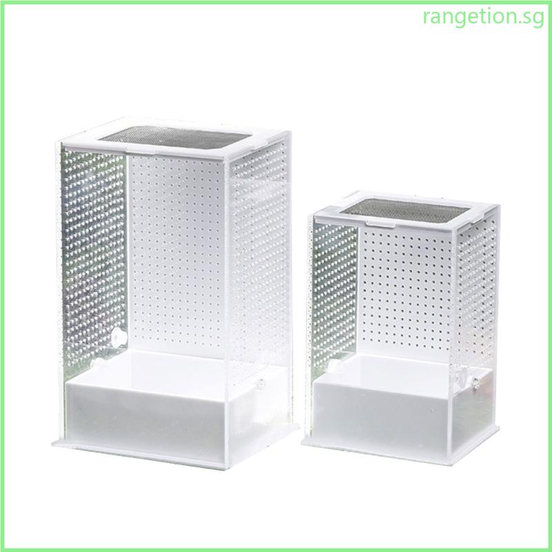 RAN Acrylic Reptile Terrarium Insect Tarantulas Enclosure-Tanks Snail ...