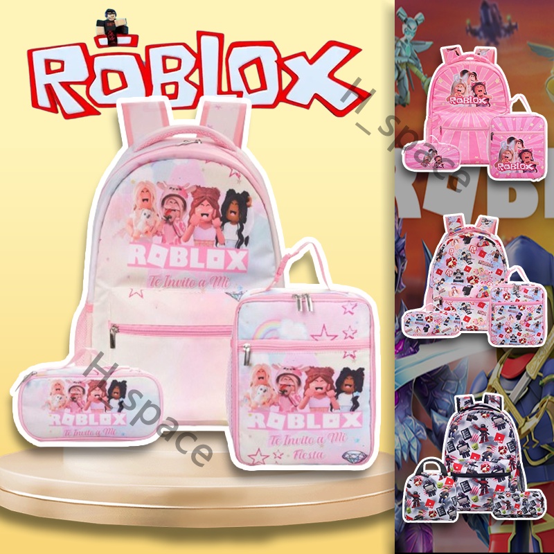 ROBLOX Kids School Bag Large Capacity Waterproof Primary and Secondary ...