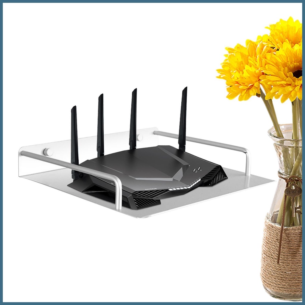 WiFi Wireless Router Rack Single Layer WiFi Router Organizer Plug Board ...