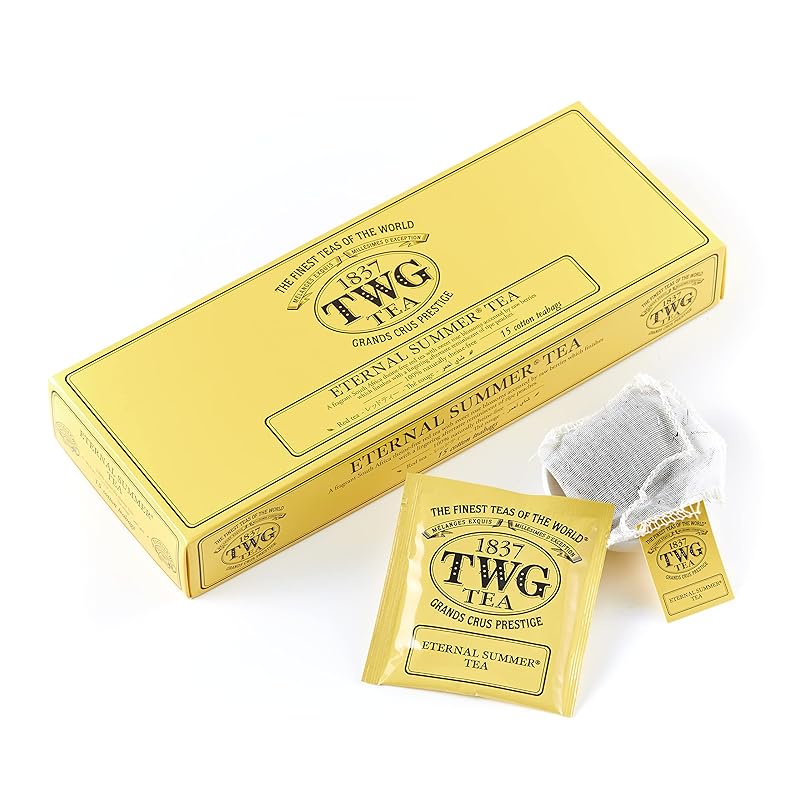 TWG Tea ｜Eternal Summer Tea（Rooibos Tea,Caffeine Free,Cotton Tea Bag , 2.5g x 15pcs) | Shopee ...