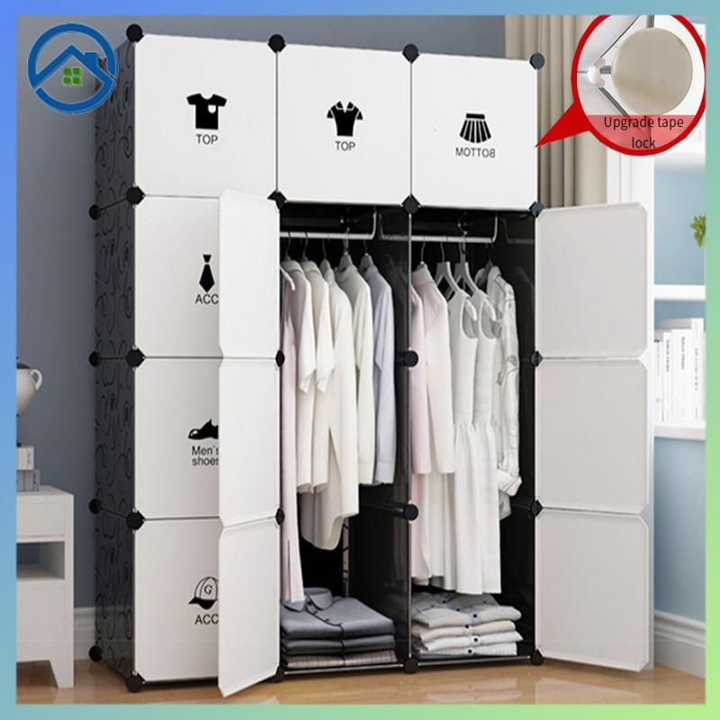 Simple wardrobe cloth folding assembly storage cabinet combination ...