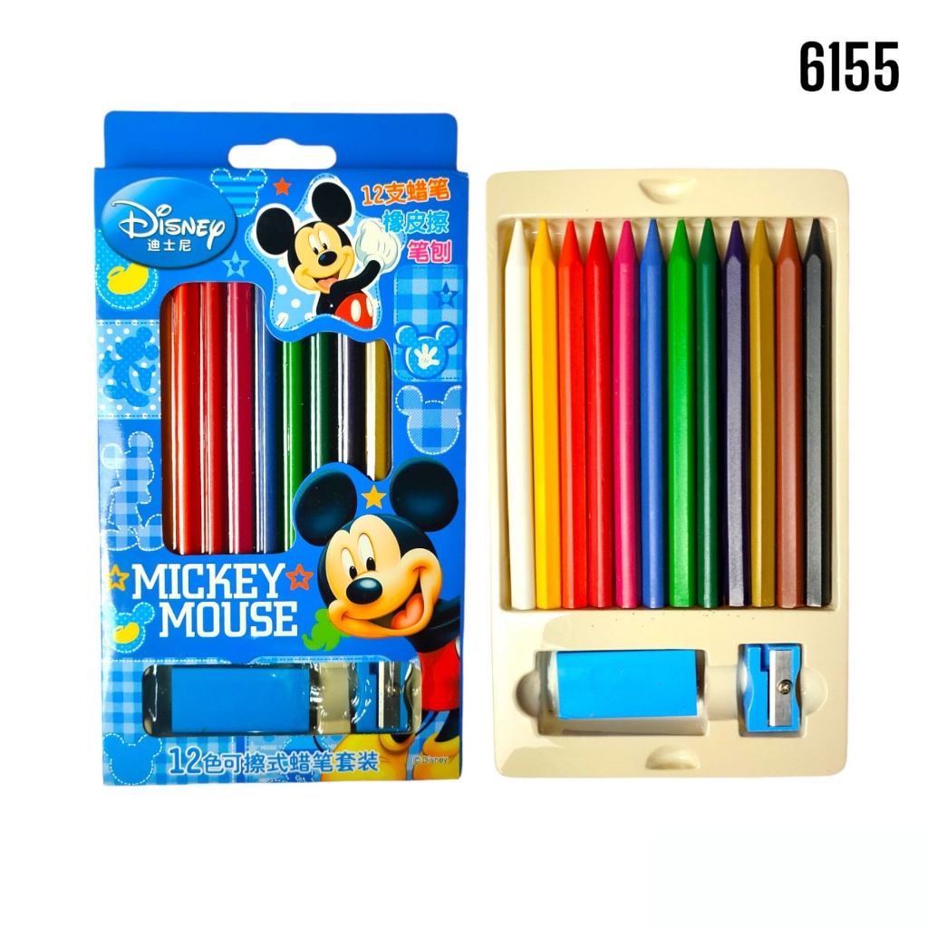 SALE Imported Erasable Crayons Mickey Mouse and Minnie Mouse Characters ...