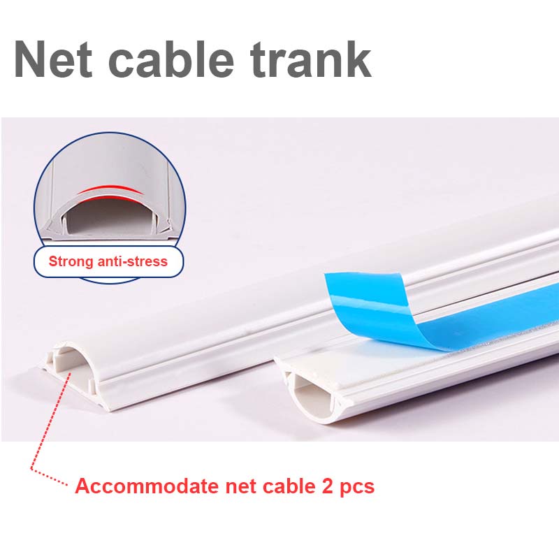 Net cable trunking wire trunk ground cable wire trunk Raceway Wall Cord ...