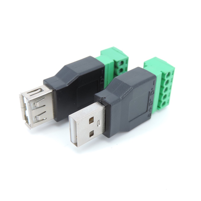 Usb 2 0 Type A Male Female To 5 Pin 5pin Screw Connector To Usb Jack