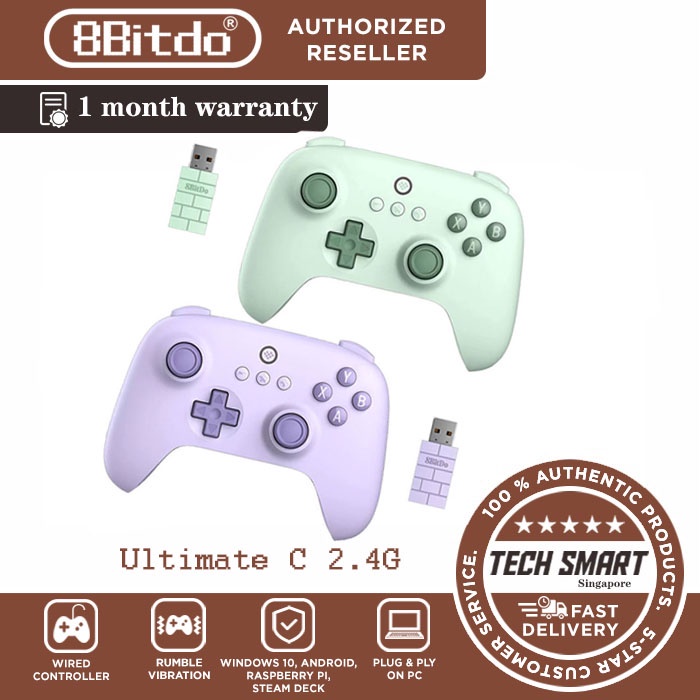 8BitDo Ultimate C 2.4G - for Steam Deck, Windows, Android, Raspberry Pi ...