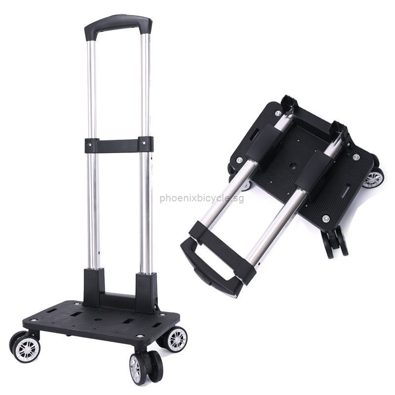 Universal Trolley Bag Trolley Bracket with Wheel Aluminum Alloy ...