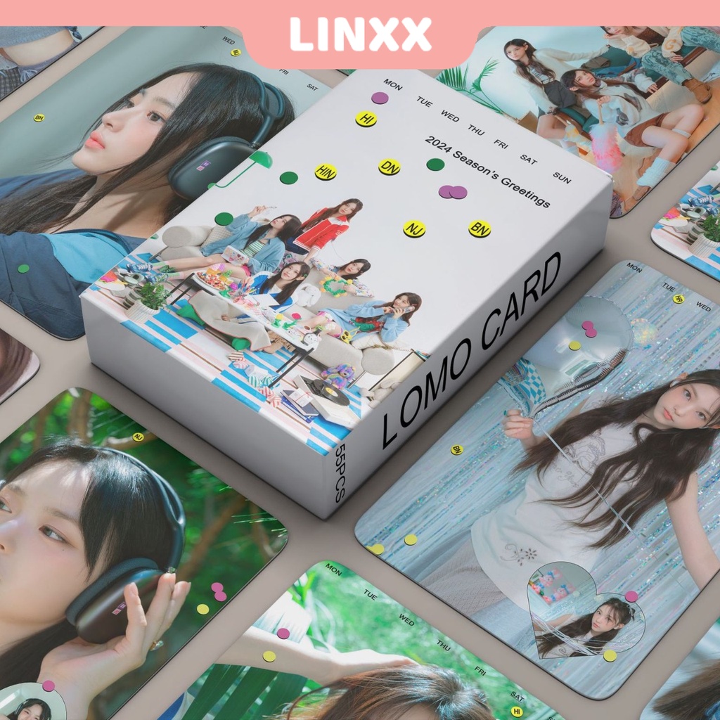 LINXX 55 Pcs NewJeans 2024 SEASON'S Album Lomo Card Kpop Photocards ...