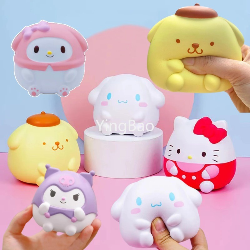 HelloKitty Sanrio Squishy Kawaii Anime Kuromi Cinnamoroll Slow Rising ...