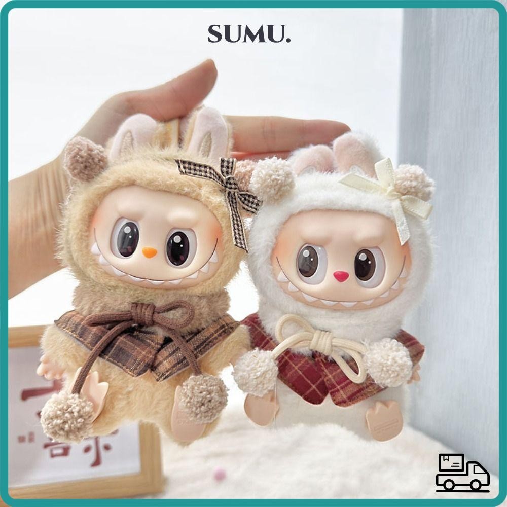SUMU Labubu Doll Clothes, Handmade Bowknot Labubu Cloak, Cute Cartoon ...