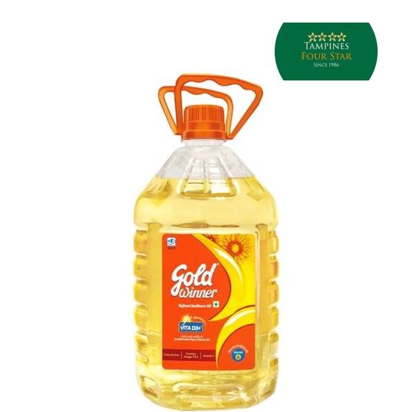Gold Winner Sunflower Oil 5l | Shopee Singapore