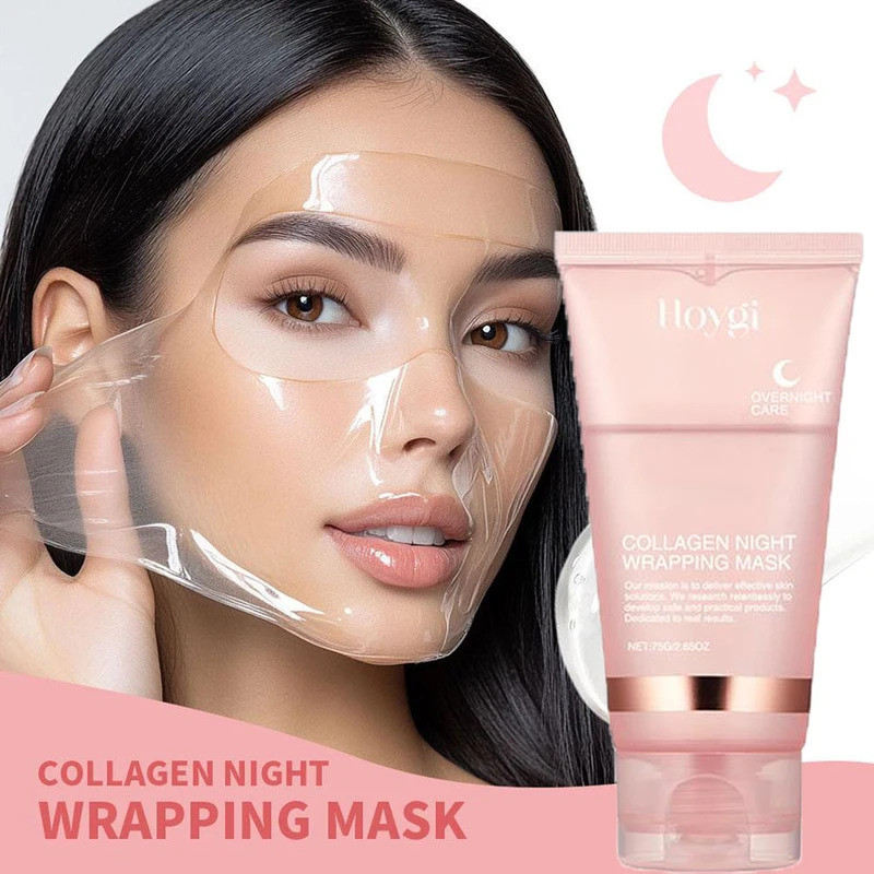 Collagen Tear-Off Mask Collagen Overnight Wrapping Mask Hydrating ...