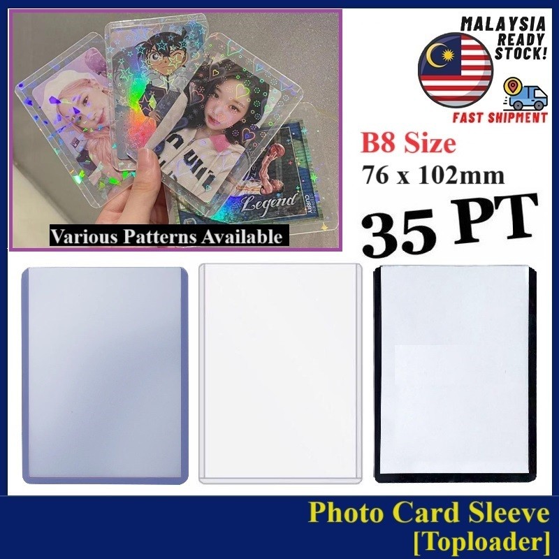 Toploader Photo Card Sleeve for Kpop, TCG Pokemon, Digimon, MTG, VG ...