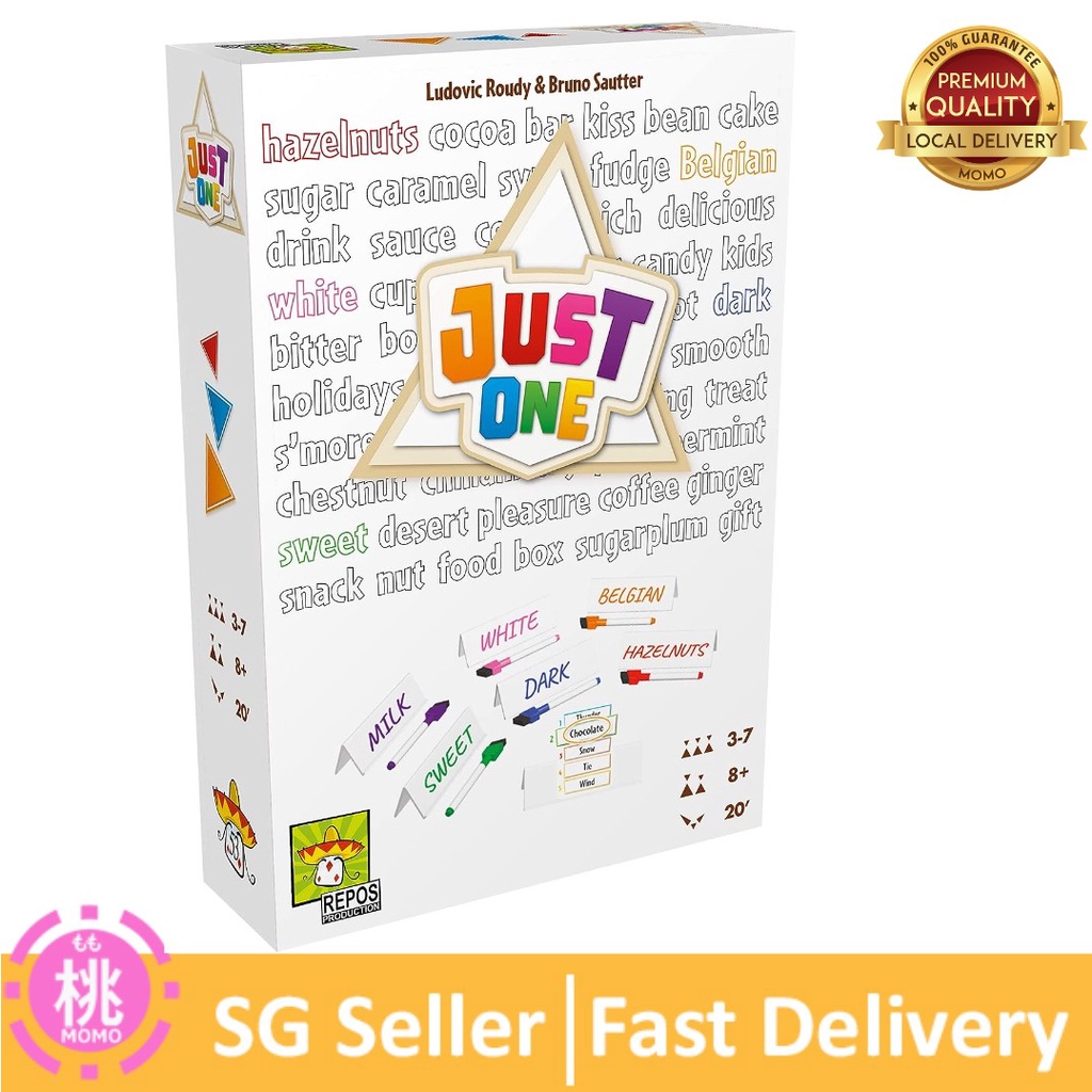 Just One Party Game (White Box) | Cooperative Board Game for Adults and ...