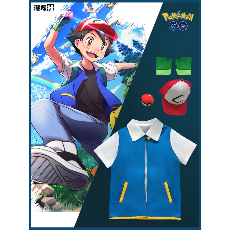 ash ketchum costume for kids pokemon costume ash ketchum cosplay ...