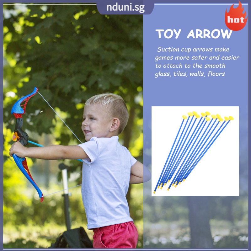 12 Pcs Outdoor Kids Toys Suction Arrows Sucker for Set Pvc Plastic ...