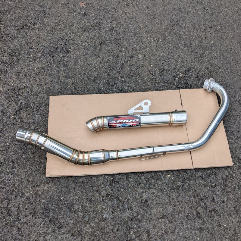 Open spec pipe exhaust Apido tube type 51mm for Tmx 125 155 Rusi tc 125 ...