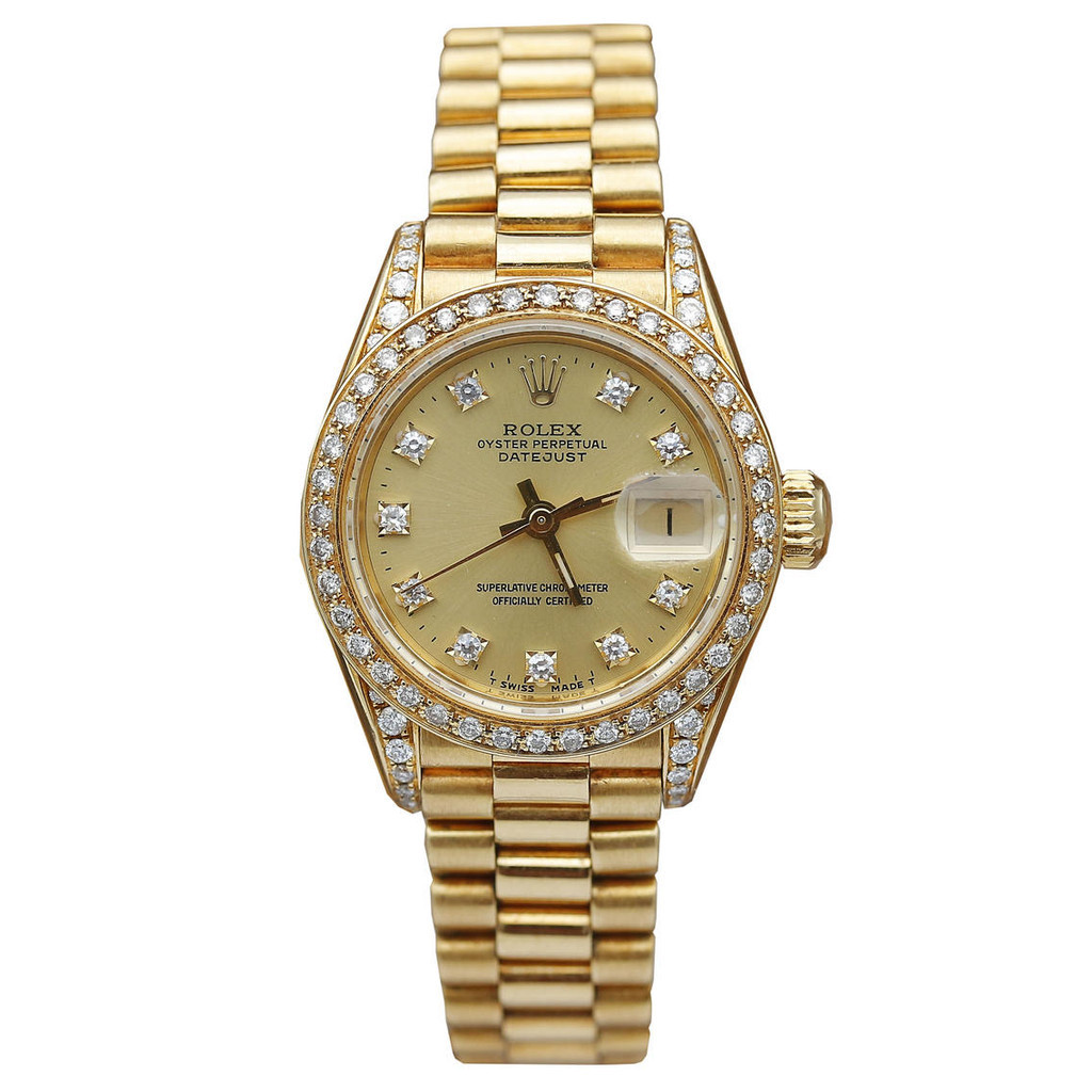 Rolex Rolex Log Type Series 69178 Automatic Mechanical Female Watch 18k ...