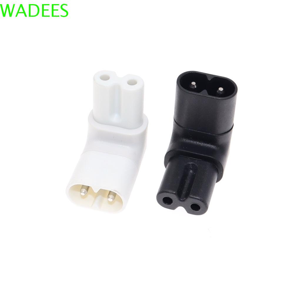 Wadees Ac Power Adapter Down Angled Iec 320 C8 Male Female To Male C7 C8 Angle Conversion C7