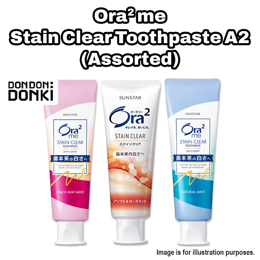 [DONKI]Ora2 me Stain Clear Toothpaste A2 (Assorted) 140g | Shopee Singapore