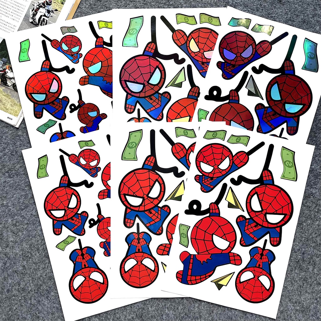Marvel Spider Man Car Stickers Body Window Windshield Bumper Rear Tail ...